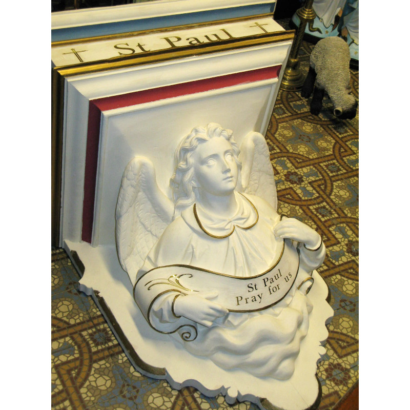 Angel wall statue stand - Angels statues - The Crypt