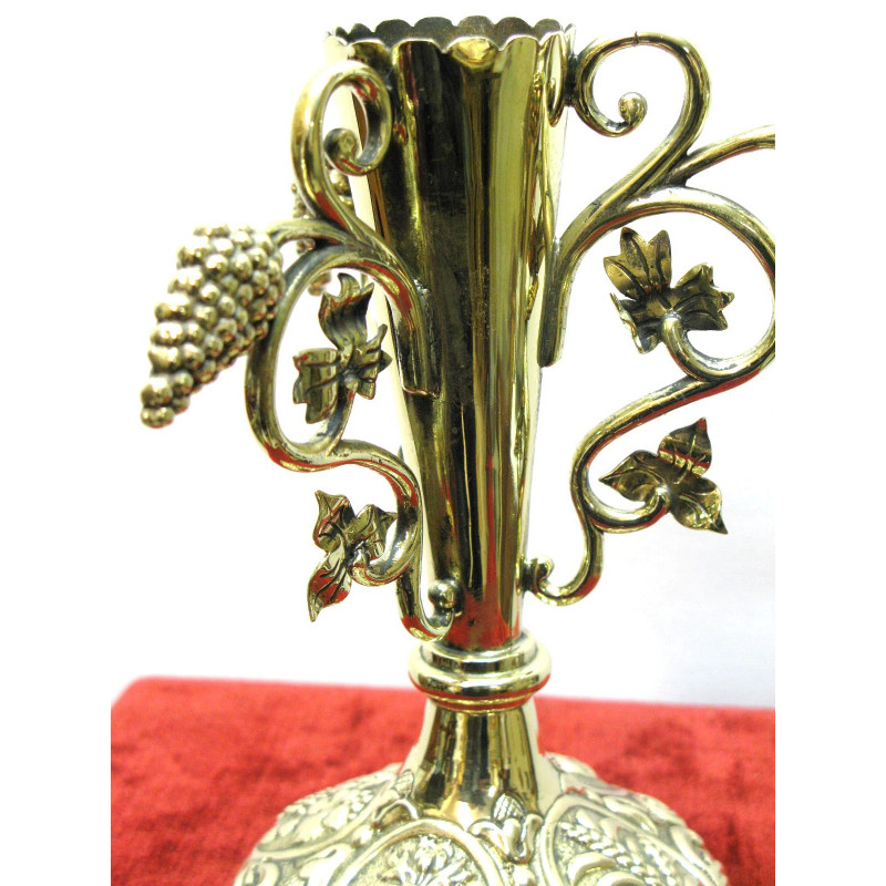 A pair of church brass vases - Church Brass - The Crypt